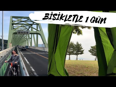 Japonya'da BİSİKLET ile 1 gün | Japonya Vlog