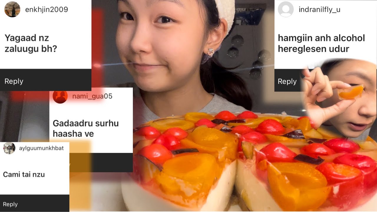 ТАРГАН ТОРТ хийв Асуулт хариулт Making Jelly Cake Qanda Youtube