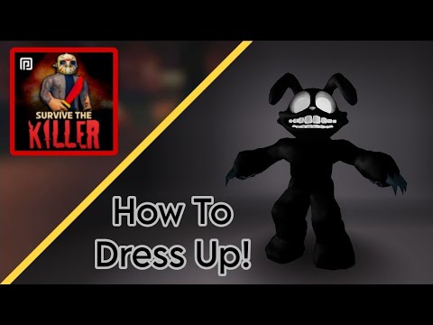 How To Dress Up As Grimsley 🖤🐰 (KILLER COSPLAY #1) | Survive the Killer ...