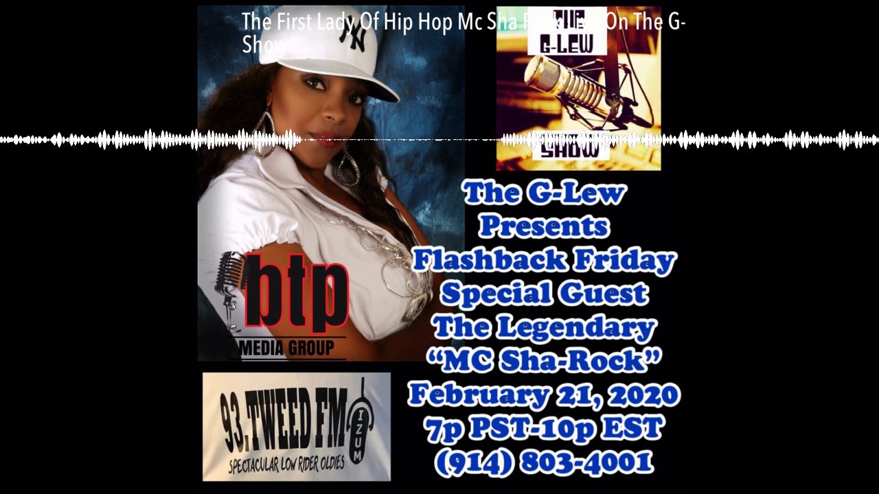The First Lady Of Hip Hop Mc Sha Rock Live On The G-Lew Show - YouTube