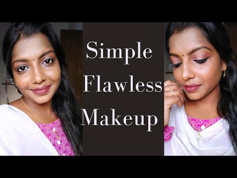 Self Makeup for Beginners/Skin like makeup/Flawless/ party makeup💄# ...