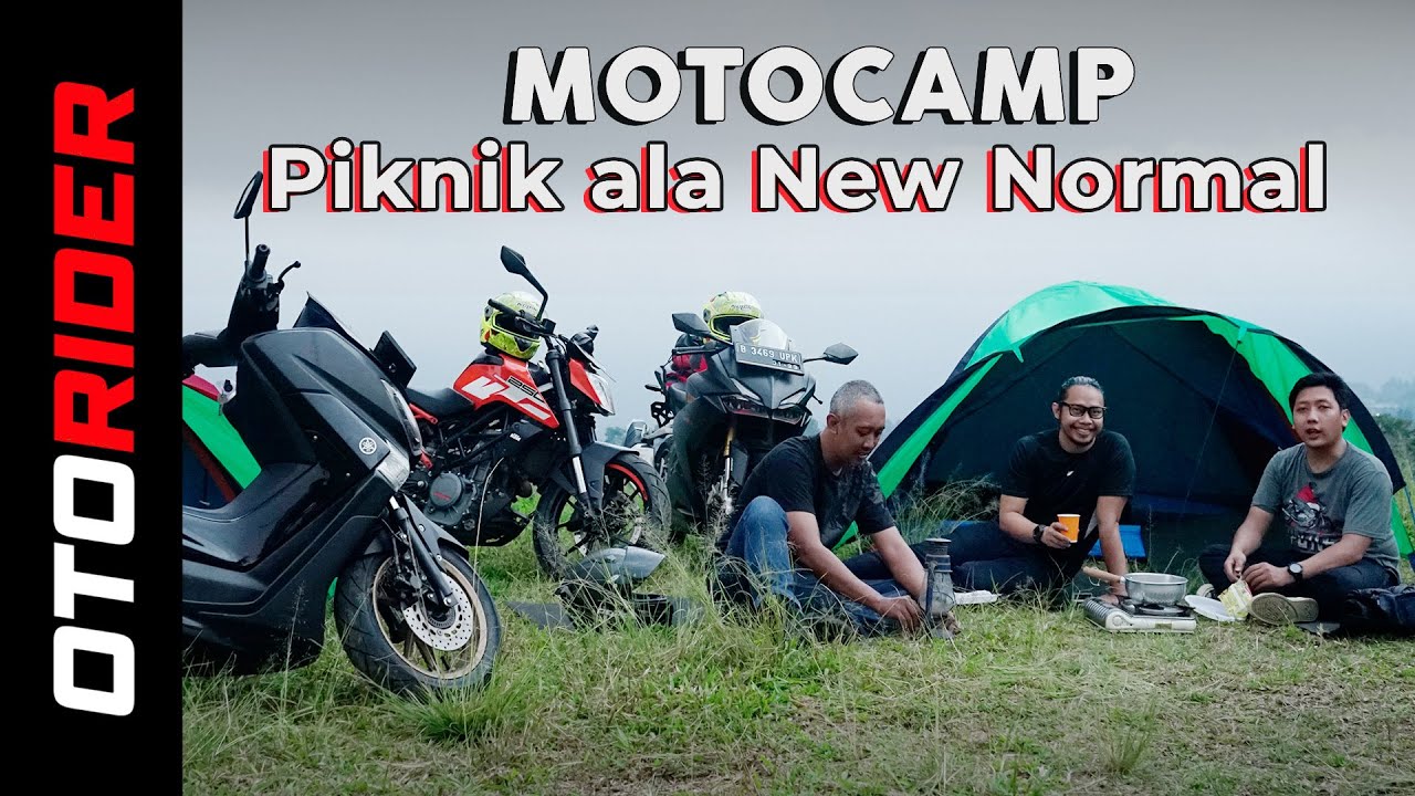 Piknik Sambil Touring Motor ala New Normal - MOTOCAMP | OtoRider - YouTube