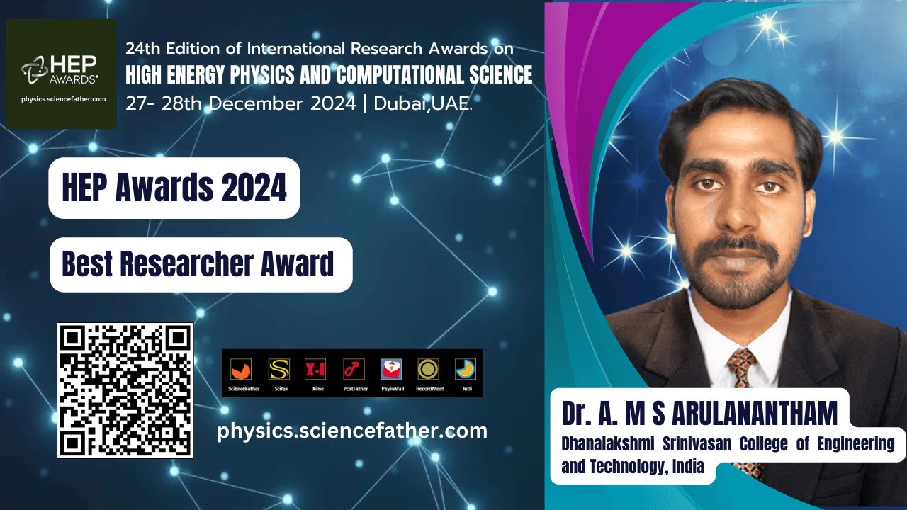 Dr. A. M S Arulanantham | Dhanalakshmi Srinivasan College of ...