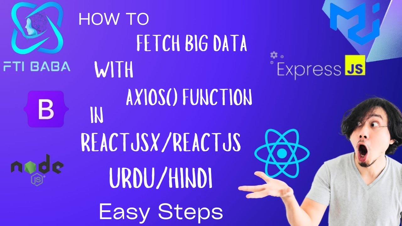 how to fetch Big Data With Axios Function #react #bigdata - YouTube