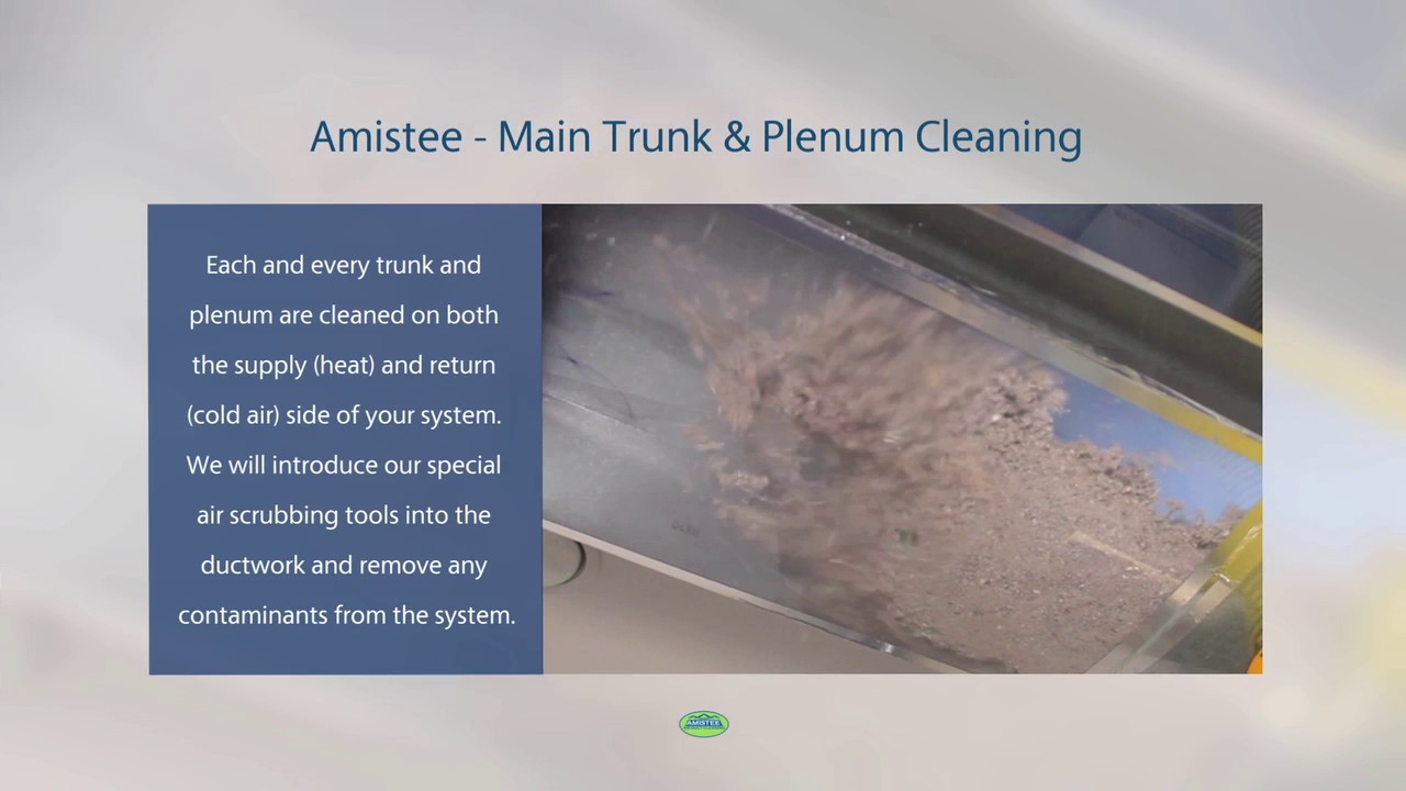 Main Trunk and Plenum Cleaning - YouTube