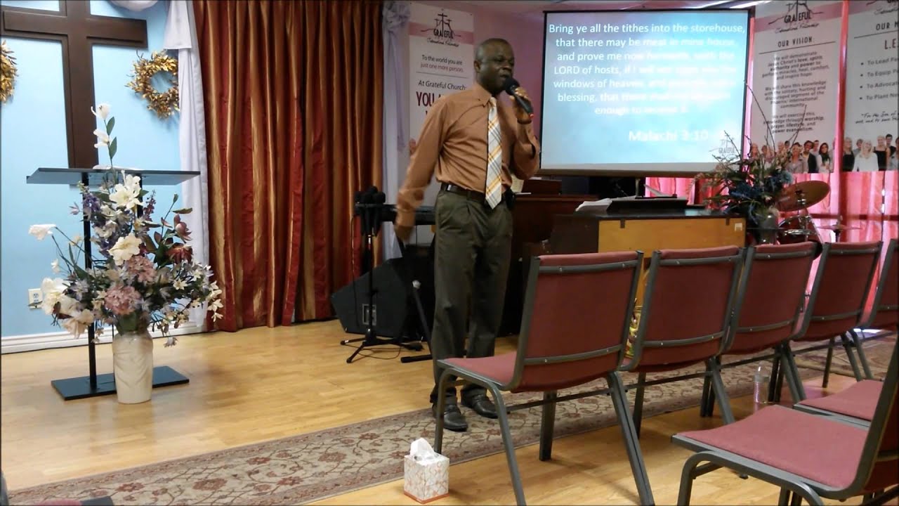 Senior Pastor Dr. Wilson Ejim (Making a Difference) - YouTube