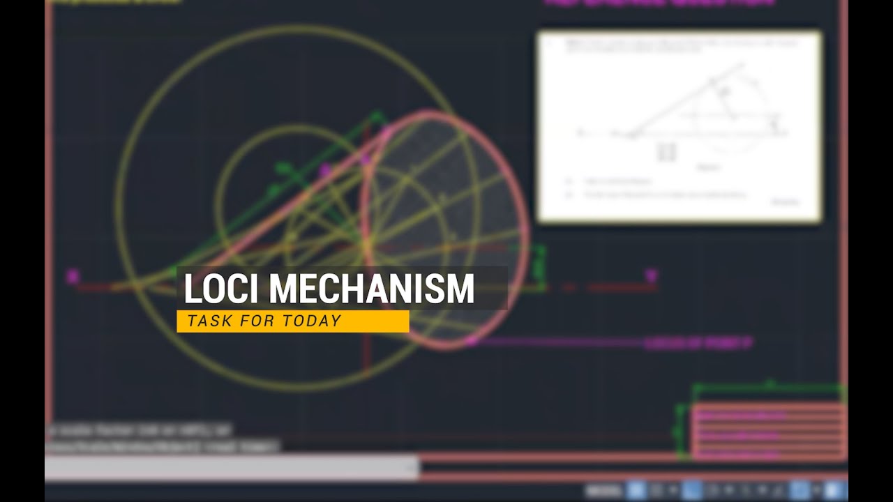 AutoCAD: Loci Mechanism [Past CXC Question] - YouTube