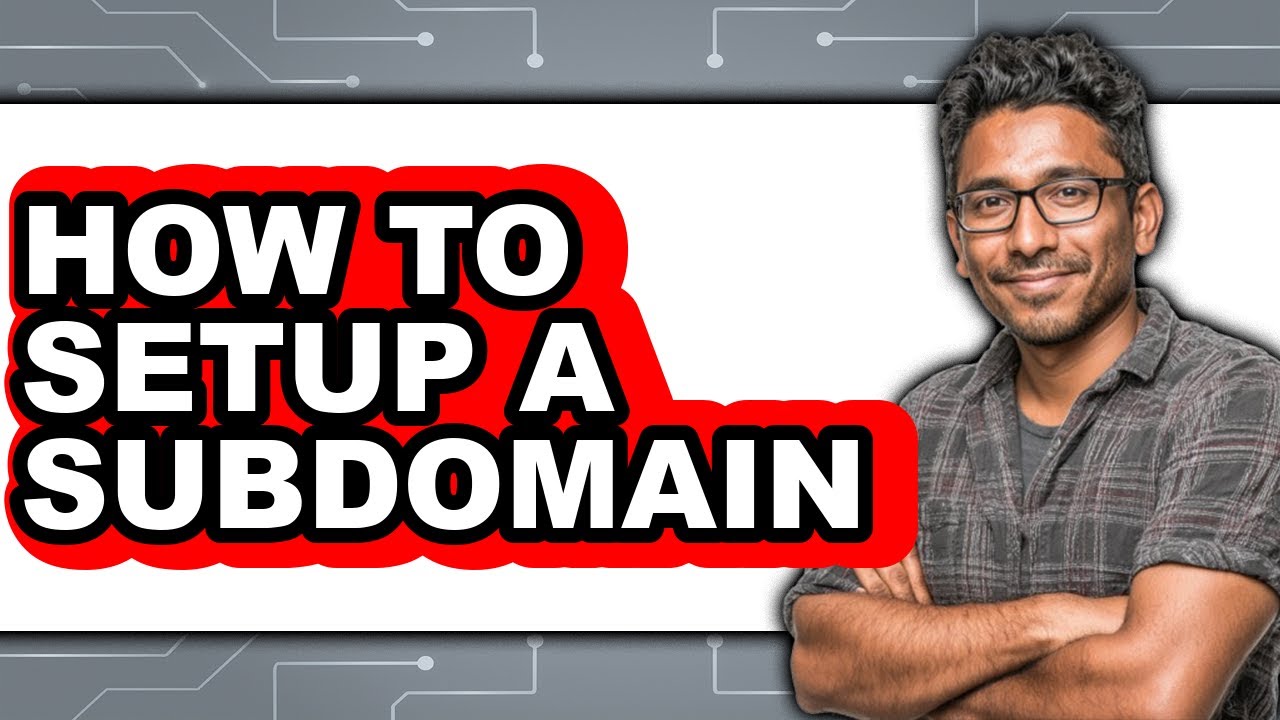 How to Setup a Subdomain (Only Way) - YouTube