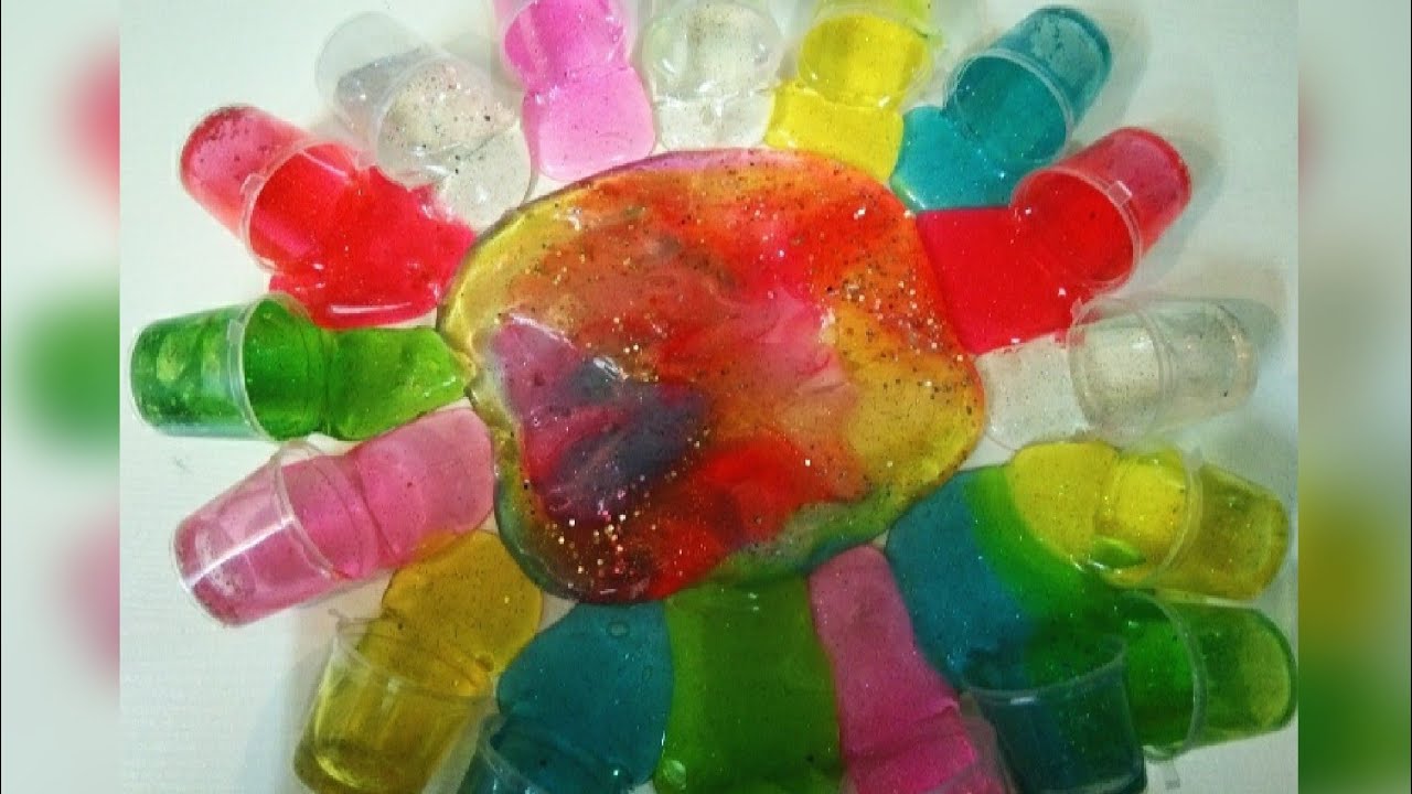Twinkling Slime Colors....Very Satisfying Slime Asmr Sounds (No Talking ...