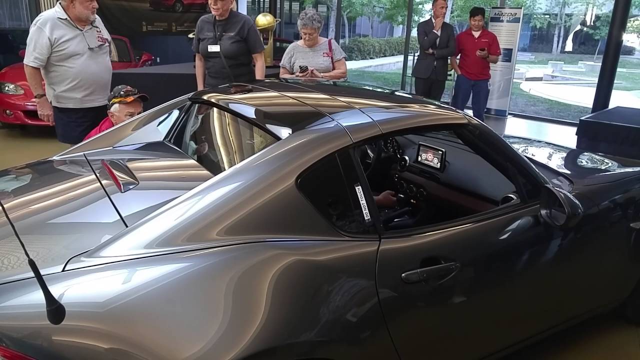 Miata RF at Mazda HQ roof in action 2 - YouTube