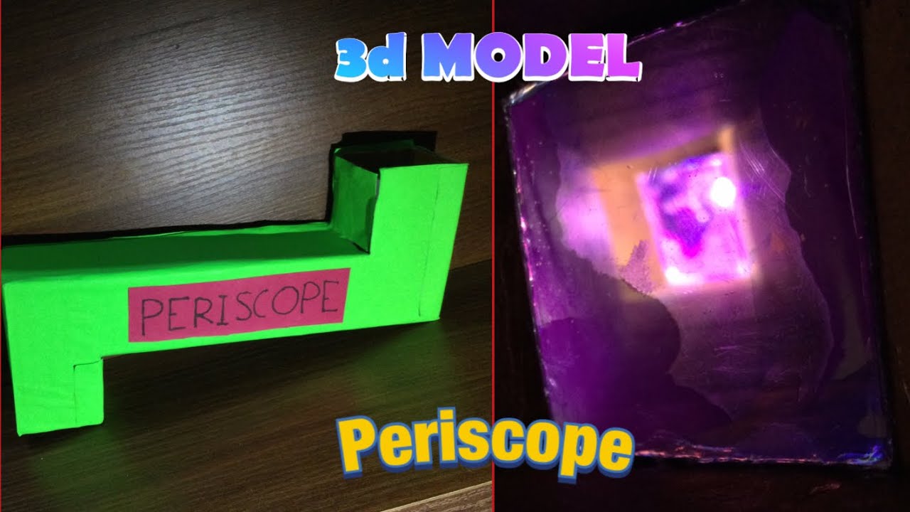 How to make PERISCOPE 3D model | Niket Palukuri - YouTube