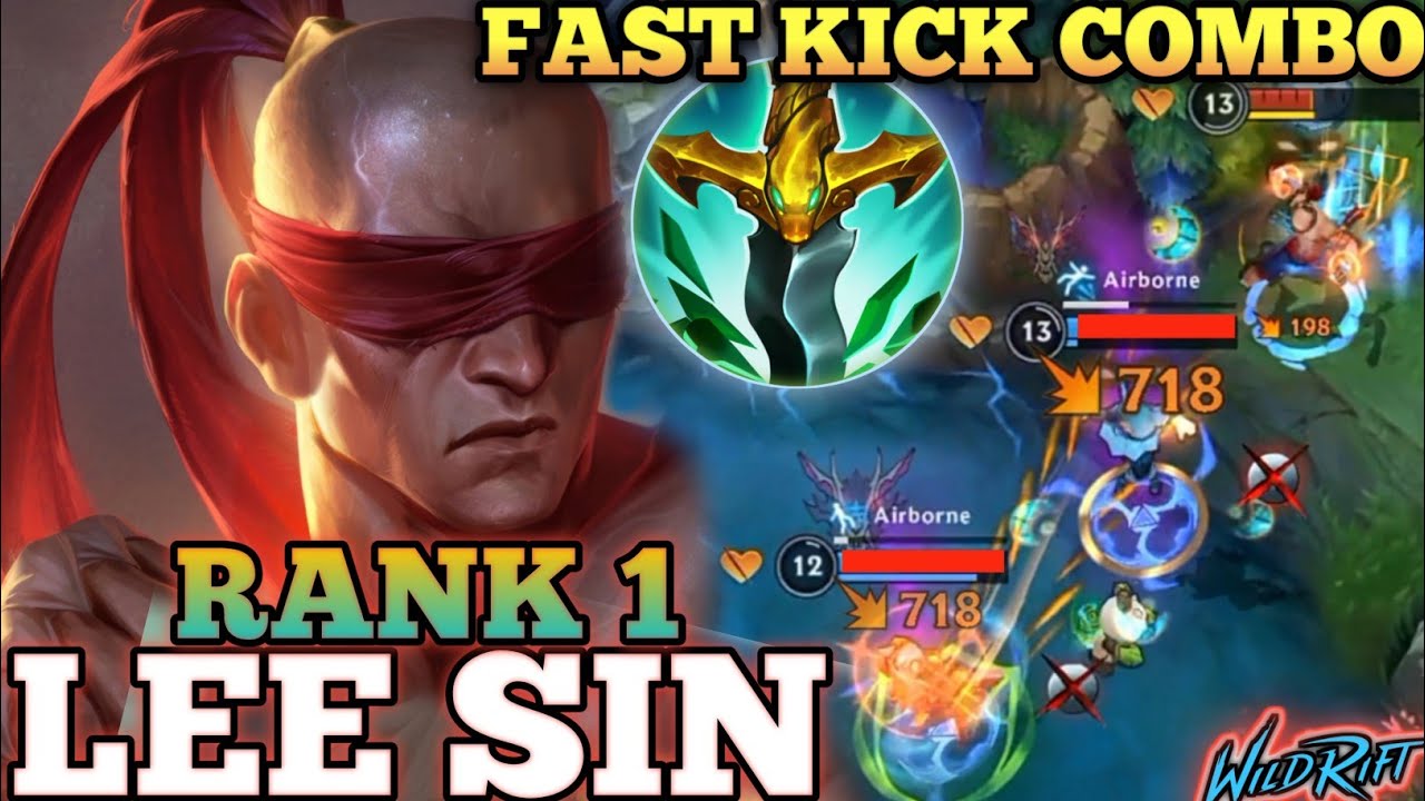 LEE SIN FAST HAND COMBO EXECUTION! HARD CARRY MVP PLAY - TOP 1 GLOBAL ...