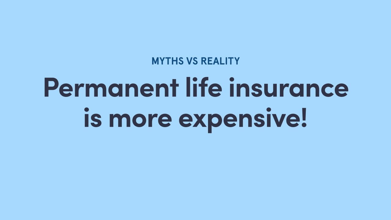 Permanent life insurance is more expensive! - YouTube