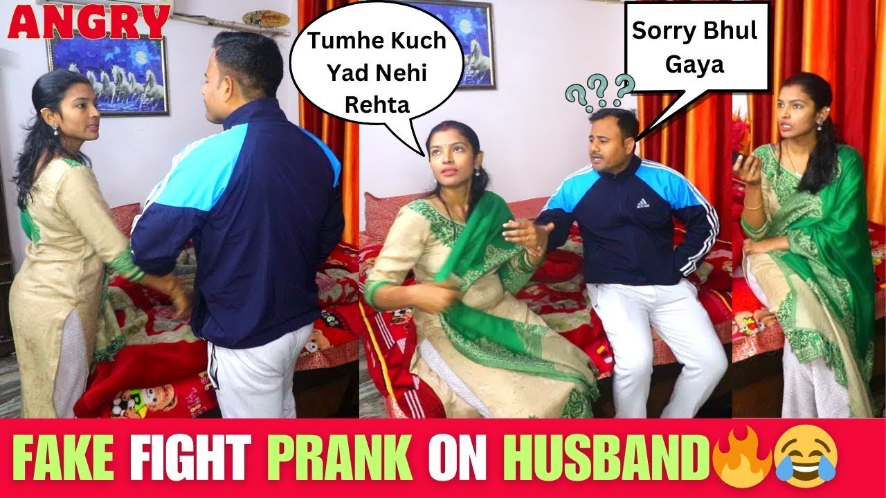 FAKE fight PRANK on HUSBAND🔥😂 || Prank goes Extremely Wrong || Arti ...