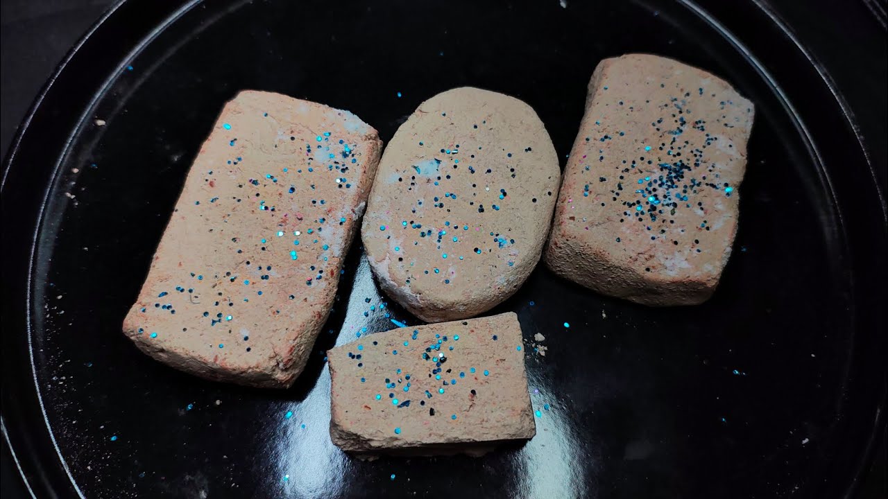 Dusty Dry Scraping of Homemade Slate Pencil Powder Blocks😋 | Chalk and ...