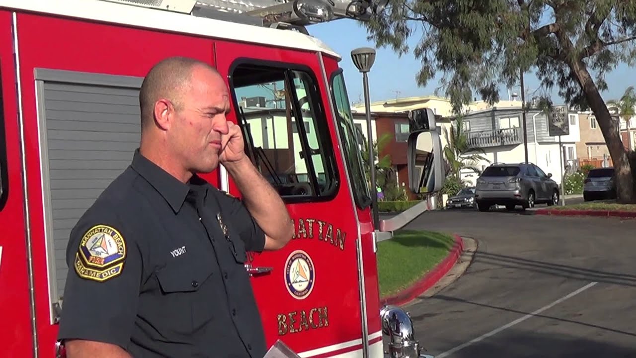 Firefighter Brian talks to the kids.... - YouTube