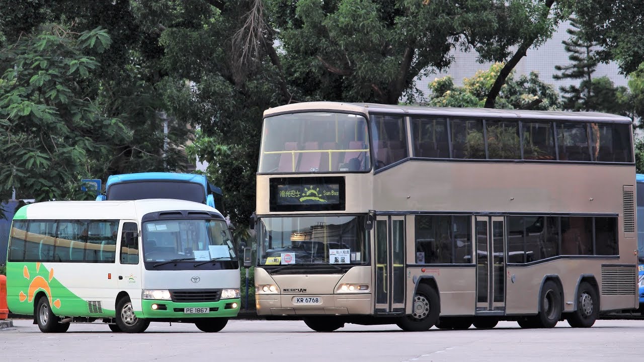 【老闆租車記】陽光巴士Sun Bus 前九巴AP146 KR6768 @ 夏日快巴遊 沙田(禾輋)→大埔海濱公園🦖 - YouTube