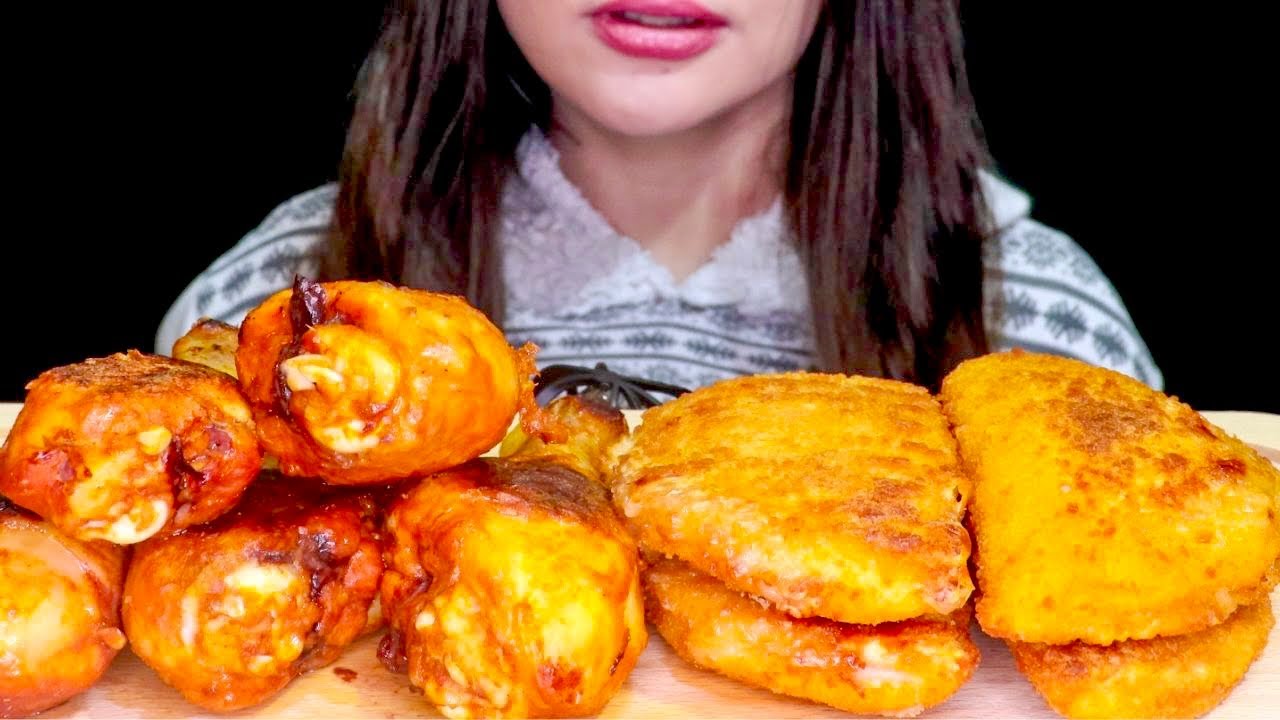 ASMR CORDON BLEU, CHICKEN MUKBANG EATING SOUNDS - YouTube