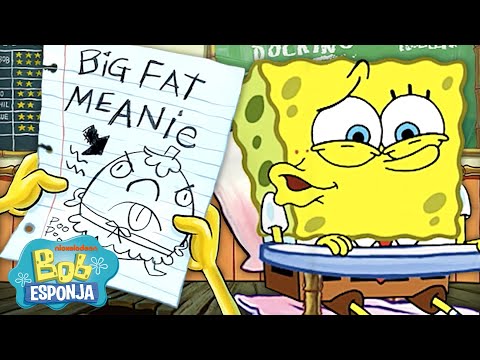 Bob Esponja | De Volta às Aulas com Bob Esponja! 📚 | Compilação de 60 Minutos | Português
