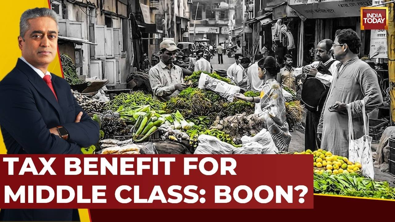 News Today With Rajdeep Sardesai: Middle Class Tax Relief In Budget ...