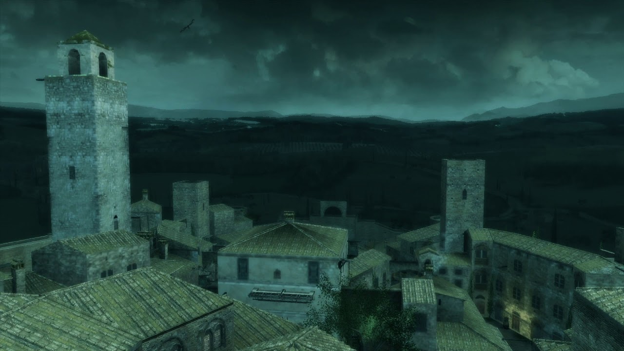 Assassin's Creed II - Tuscany Rooftops Ambiance (music, townsfolk ...