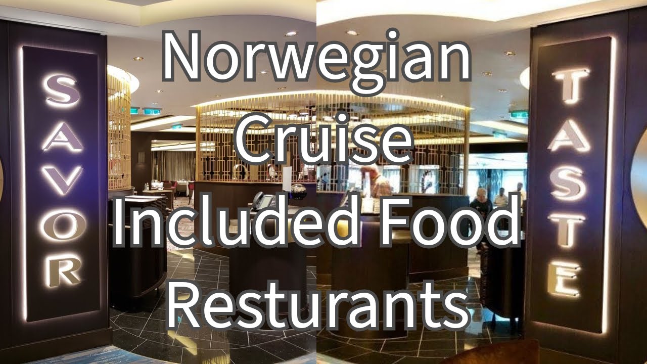 Norwegian's Taste and Savour Restaurant | Norwegian Cruise Food #ncl # ...