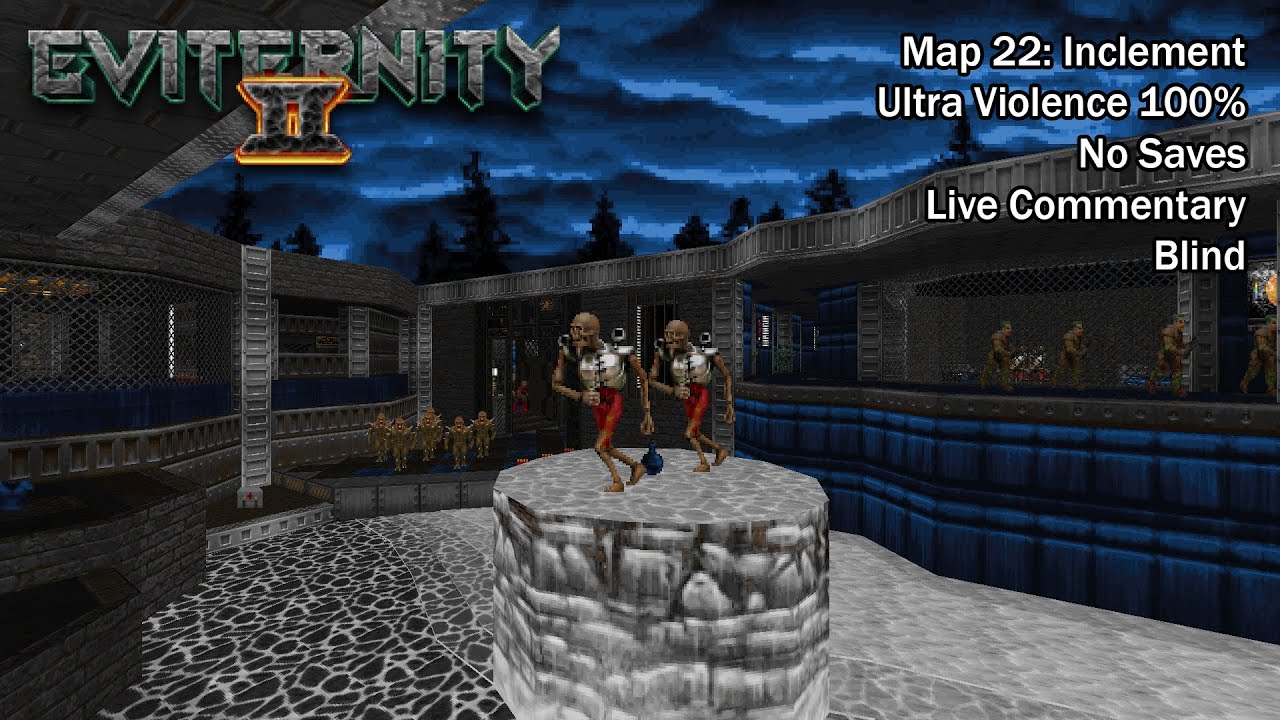 (Doom II) Eviternity 2 - Map22: Inclement (Blind UV-Max) - YouTube