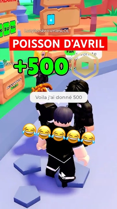 JE FAIS UN GROS POISSON D'AVRIL SUR PLS DONATE #roblox #plsdonate - YouTube