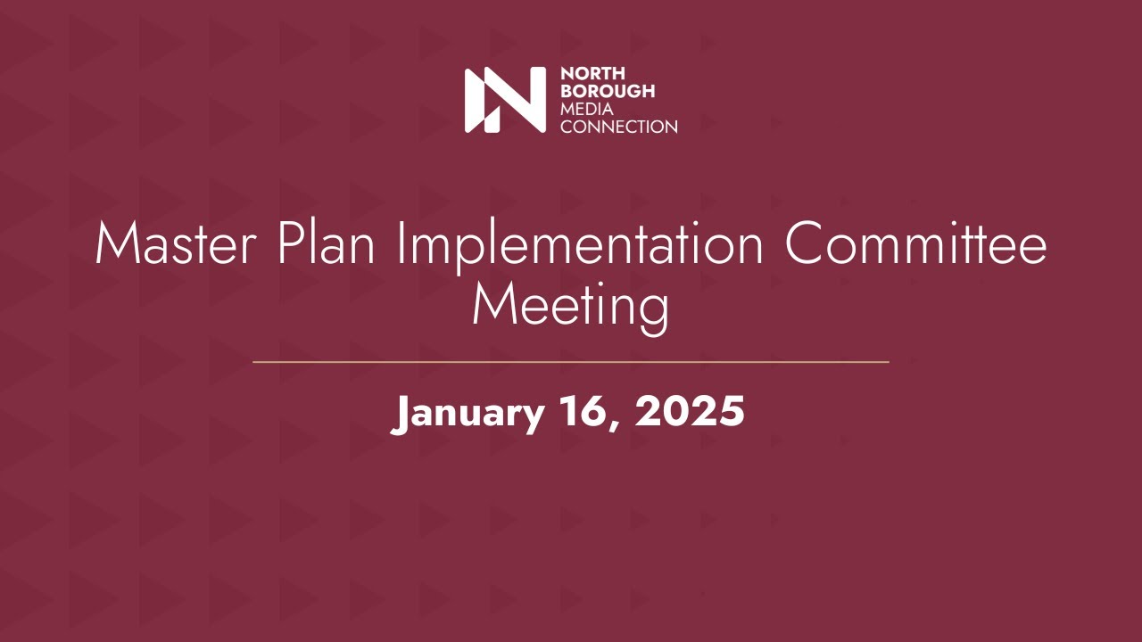 Master Plan Implementation Committee Meeting / January 16, 2025 - YouTube