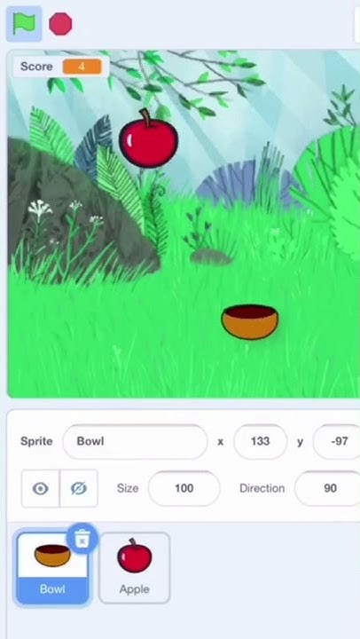 A Twinner's Apple Catch Game Coding Project in the Twin App - Playful ...