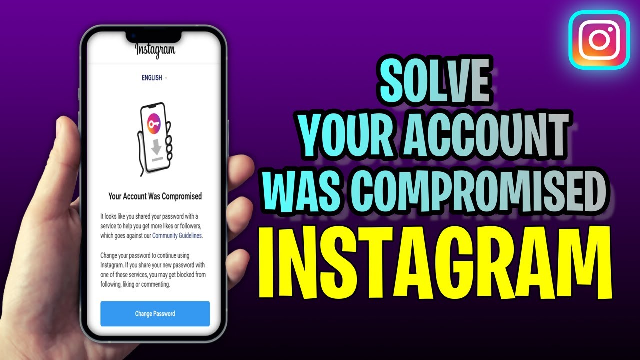 How To SOLVE Your Account Was Compromised Instagram (2023 Update ...
