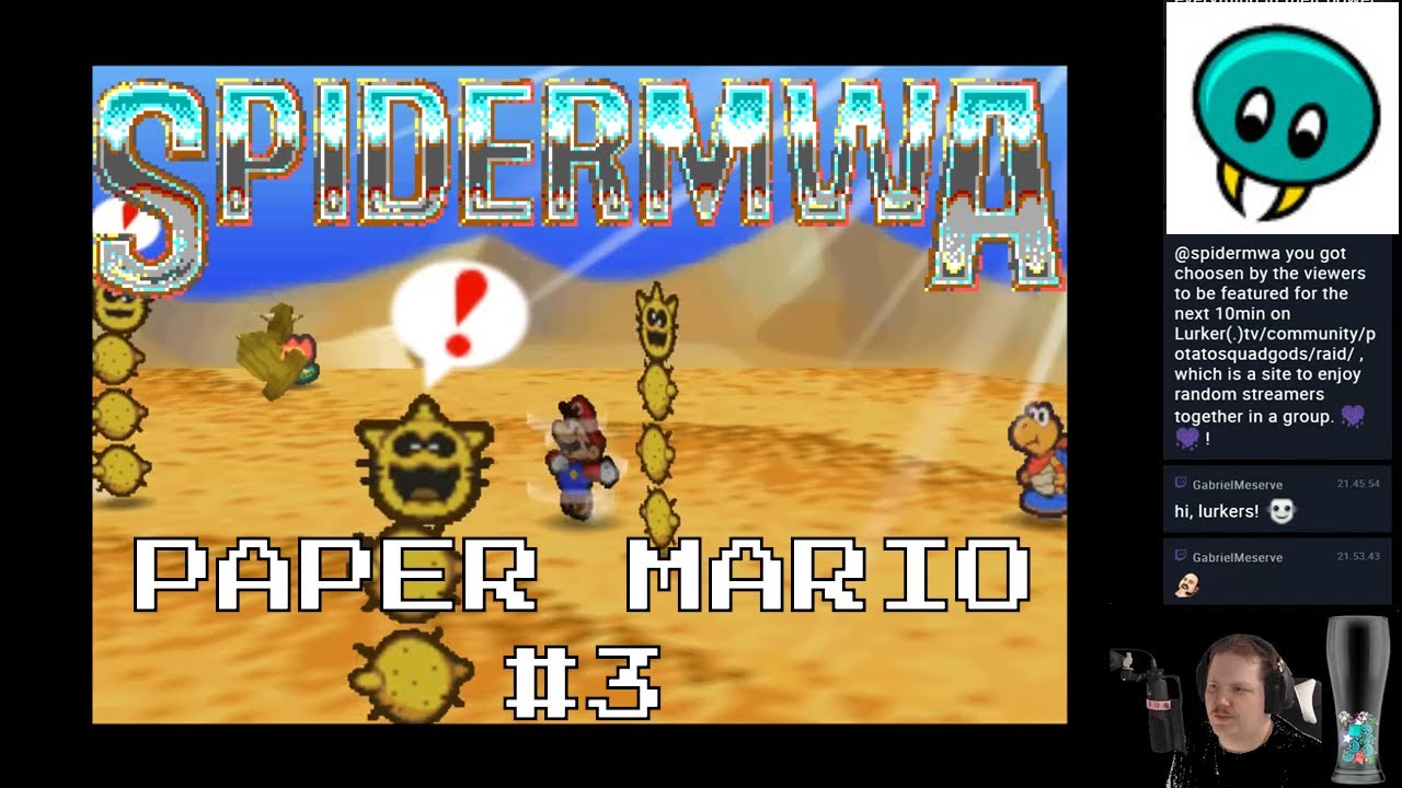 Paper Mario (Nintendo 64) #3 | IT'S A DRY DESERT OUT THERE - YouTube