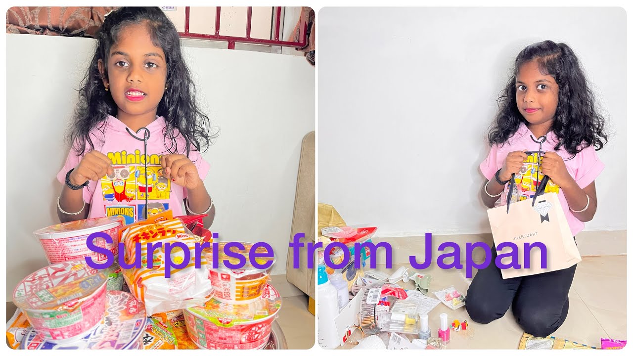 Surprise Gifts from Japan | karunya sugumar - YouTube
