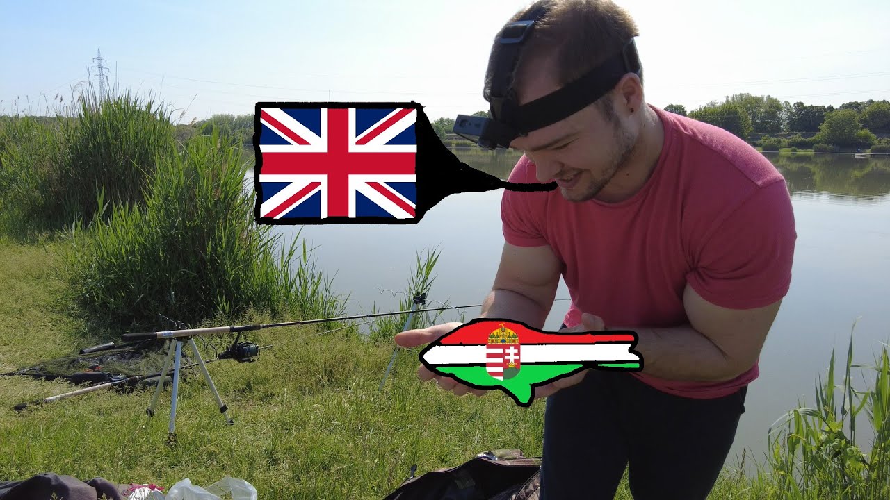 Fishing for the first time in Hungary - YouTube
