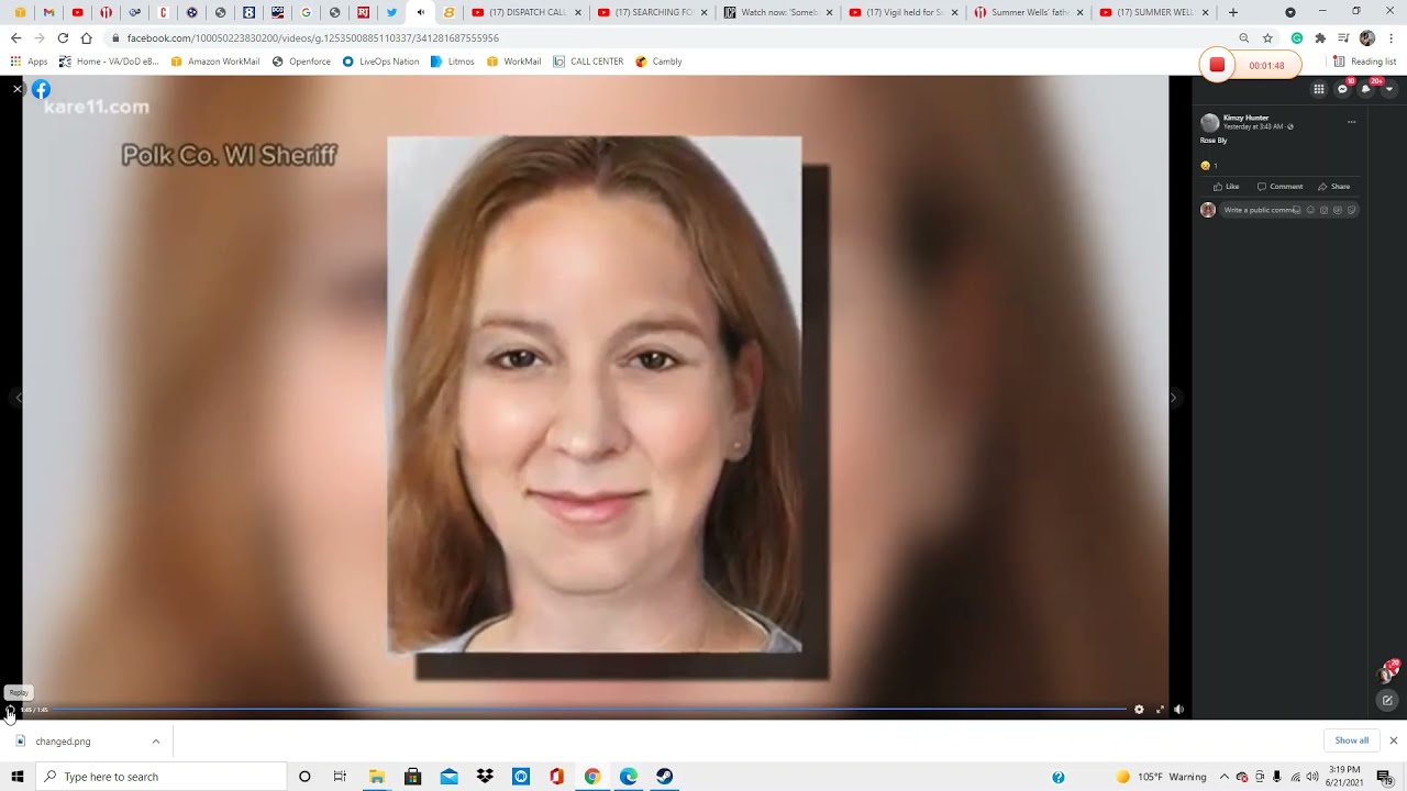 ROSE MARIE BLY *SUMMER WELLS' AUNT (MISSING SINCE 2009)"NEVER FOUND HER ...