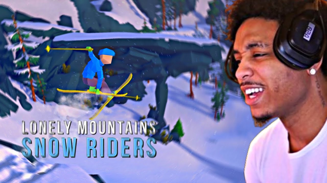 This *New* Skiing Game is kind of fun.. (Lonely Mountains Snow Riders ...