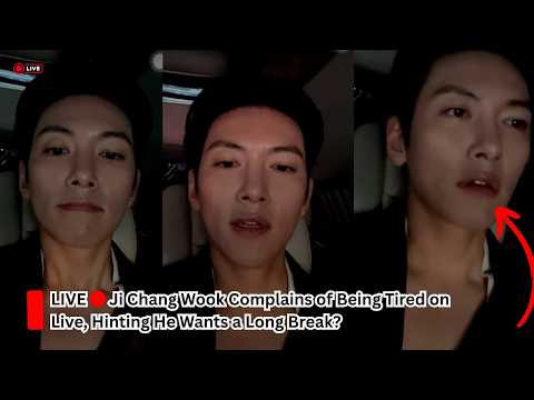 Ji Chang Wook Complains of Being Tired on Live, Hinting He Wants a Long Break?