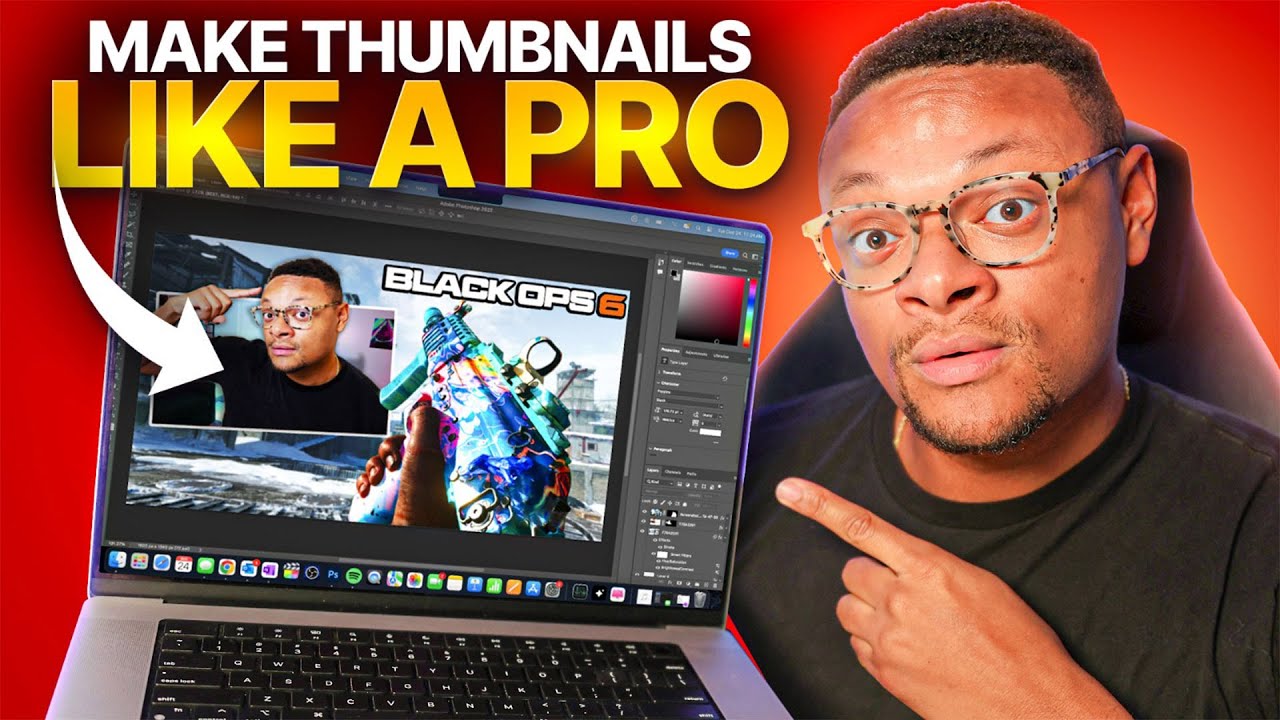 How To Make Gaming Thumbnails Like a Pro (PC & Mac) | Call of Duty ...