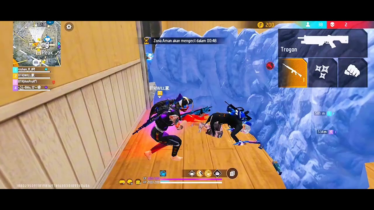 GAMEPLAY FF BURIK NO EDIT🔥#freefire #garenafreefire - YouTube