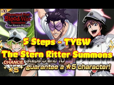 5 Steps - TYBW Stern Ritter Summons [Bleach Brave Souls] - YouTube