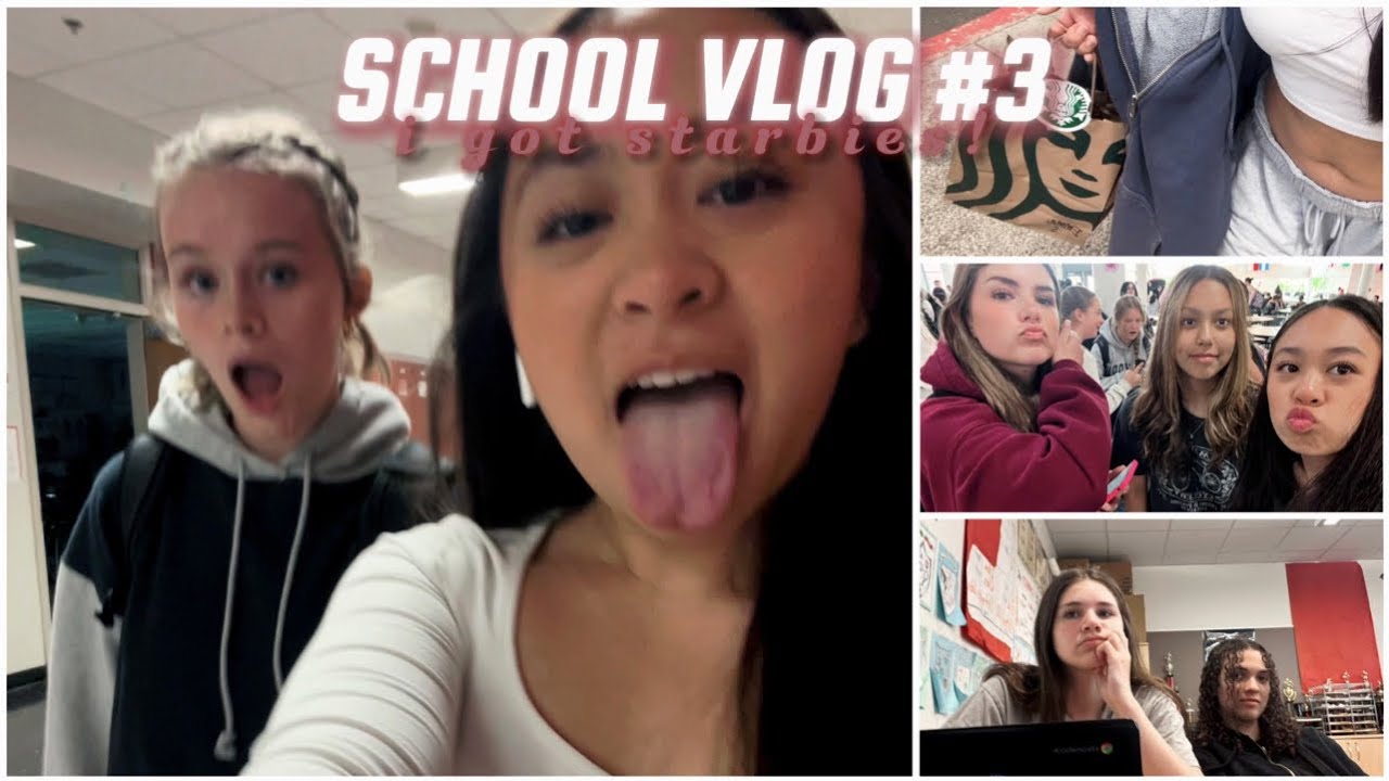 school vlog #3 | i got starbies! - YouTube