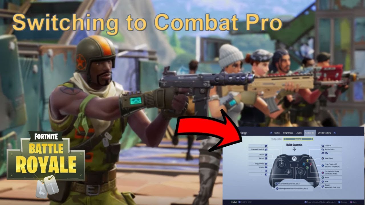 Switching to Combat Pro - Fortnite - YouTube