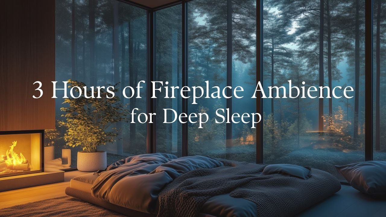 3 Hours of Cozy Fireplace Sounds for Deep Sleep & Relaxation - YouTube
