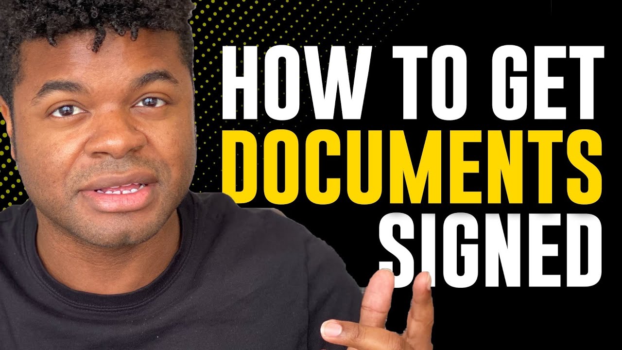 How To Get Contracts Signed [SAY THIS!!] - YouTube