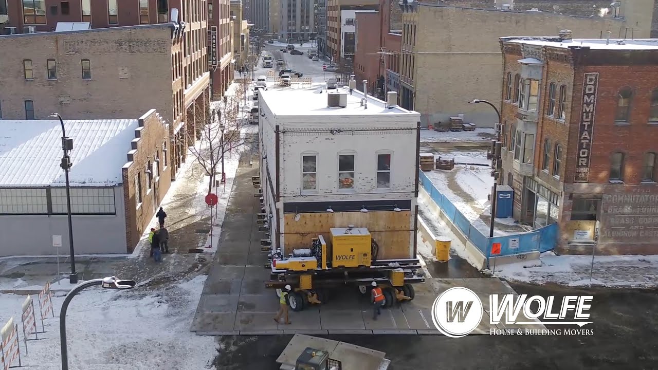 Commutator Building Move - Minneapolis, MN - YouTube