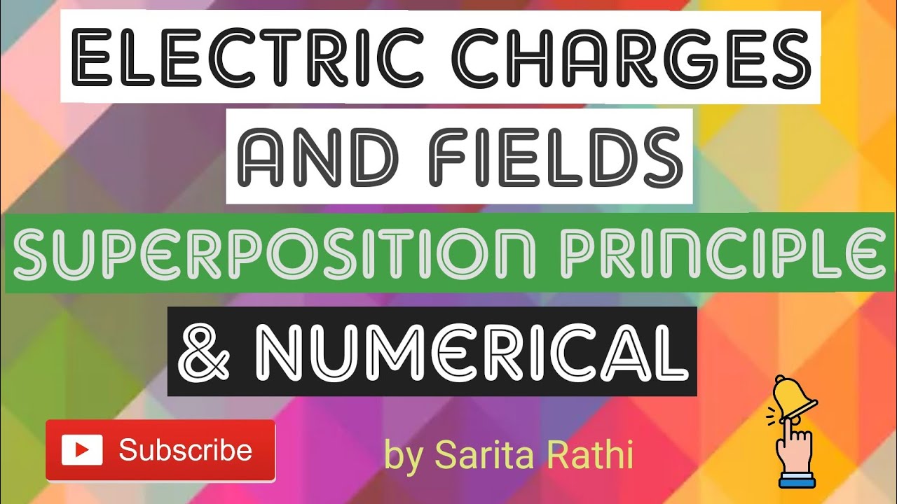 Electric Charges and Fields, (part-3), superposition principle, by ...