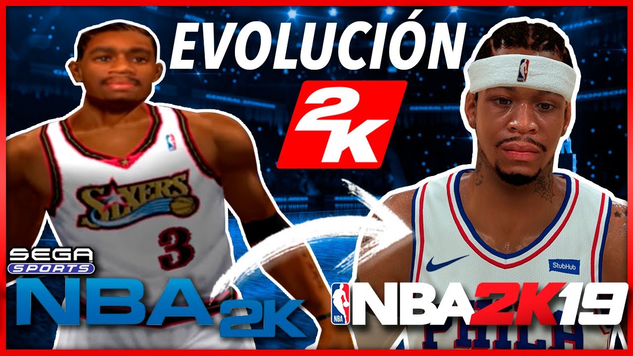 LA EVOLUCIÓN DE NBA 2K a NBA 2K19 (1999 a 2019) *GRÁFICOS Y GAMEPLAY ...