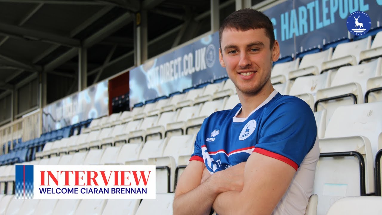 "The main objective is winning" 👊 | Ciaran Brennan joins Hartlepool ...