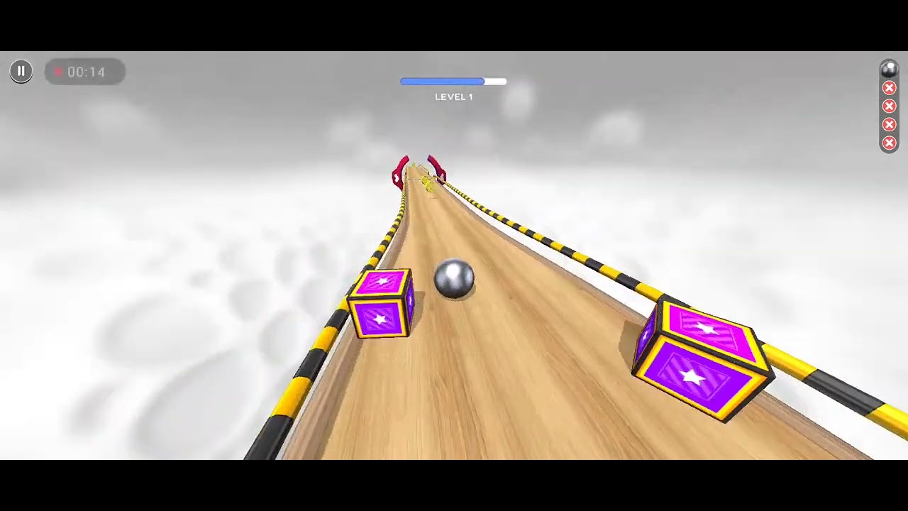 Going Balls 3D Game Level 1 Playing live | Ball racing - YouTube