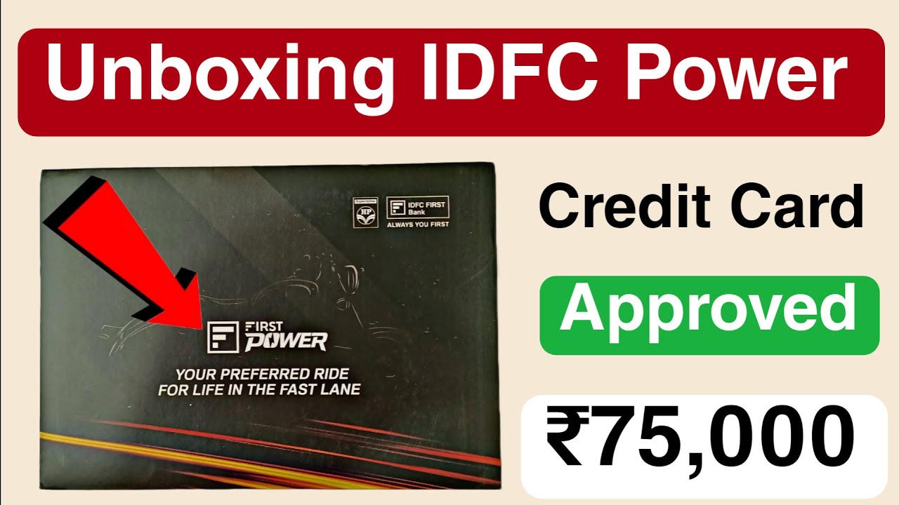 Unboxing IDFC First Power Credit Card | Best Credit Card 2025 - YouTube